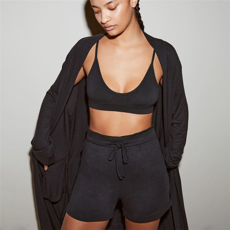 2021 new summer High Elasticity Solid Color Comfortable Women Sportswear Breathable Fitness sports Sets