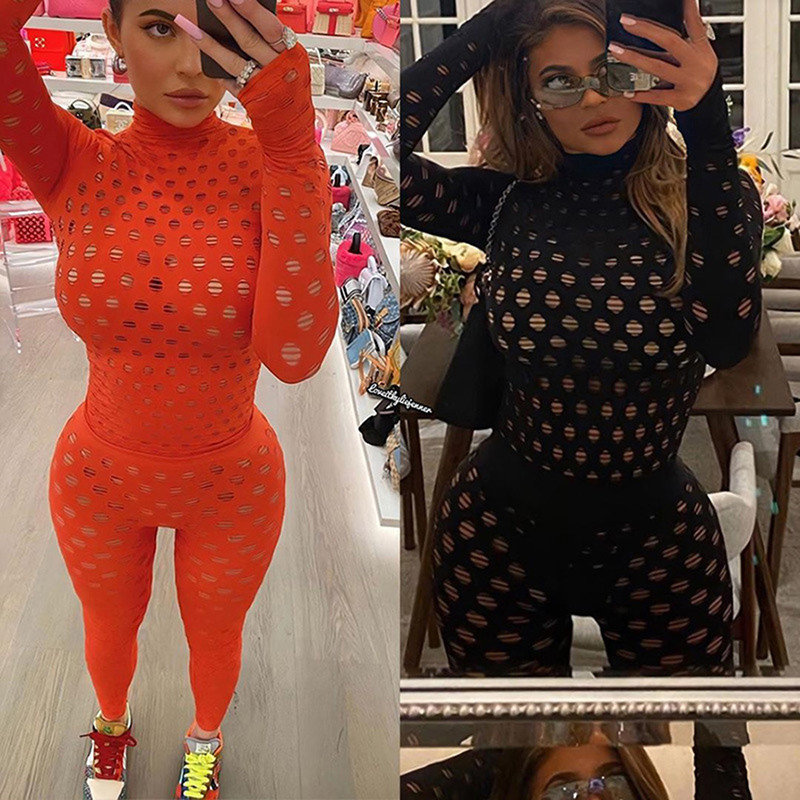 Latest Design Fashionable solid color Sportswear Skinny Long yoga Pant women Bodycon ladies one piece long sleeve Jumpsuit