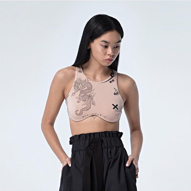 2021 women sexy short crop tops new print sleeveless casual streetwear ladies sportswear fashion irregular hem tank crop top