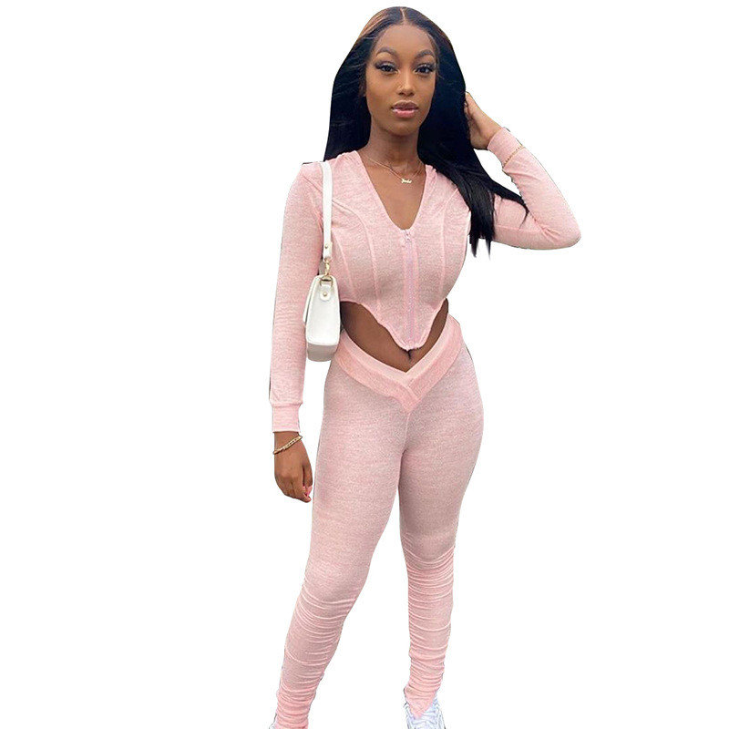 Custom ladies Fitness clothes Long Sleeve yoga set Seamless Two Pieces sports set Gym Wear Women Sportswear skinny sport apparel