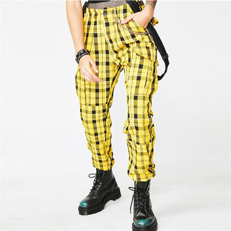 Women  Street Style Outfit Denim Pocket Pants Popular Logo Casual Pants
