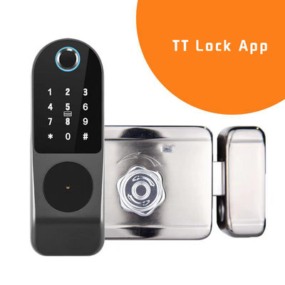 Smart Lock RFID Lock Black color with 1000 User Capacity and Dual Circuit System for Easy Access Control