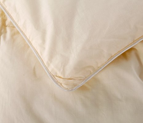 China Washing Goose Down Cotton Quilt / Hotel Soft Comforter Box Quilting with Satin Piping supplier