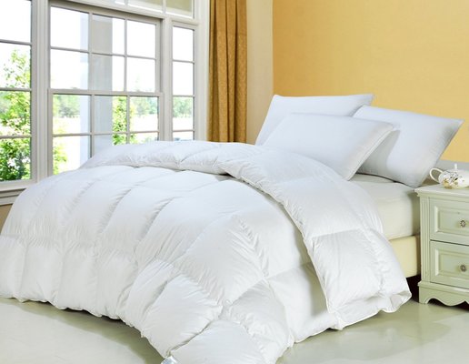 China Luxury Baffle Box Down Alternative Cotton Microfiber Quilt King Size / Double Size / Single Size supplier
