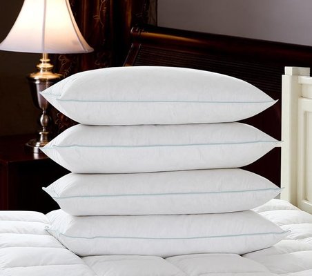 China Flame Retardant Fire Resistant Cotton Down Feather Pillow for Home and Hotel supplier