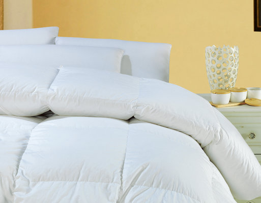 Luxury King 90% White Warm Down Feather Quilt for Winter , Household or Hotel Oversized Quilts supplier