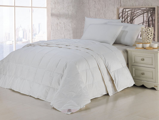 Lightweight Duck Down Queen Combined Cotton Quilts / Double Stitched Duvets High Grade supplier