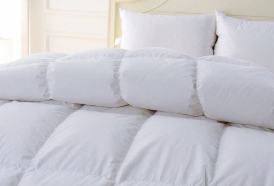 Modern Washed 80% White Duck Down Feather Quilt  Winter Breathable Warm Comforter supplier