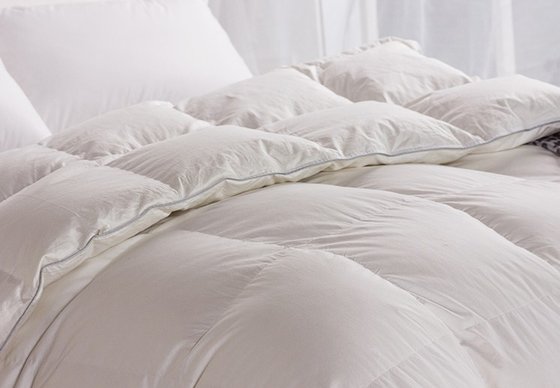 EUO Cotton Grey Down Feather Quilt Luxurious Duvet For Hotel / Home supplier