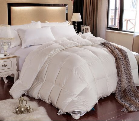 EUO Cotton Grey Down Feather Quilt Luxurious Duvet For Hotel / Home supplier