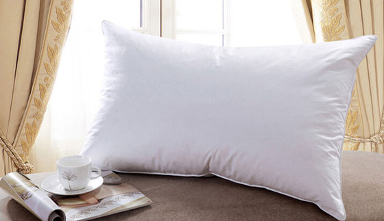 Rectangle Down Feather Comforter Down Alternative Pillow ODM / OEM supplier