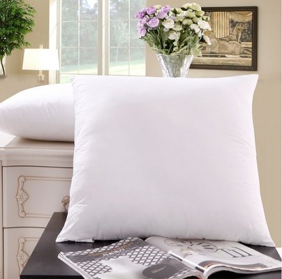 Rectangle Soft Polyester Fiber Cushion Inserts / Pillow Insert with Microfiber Filling Material supplier