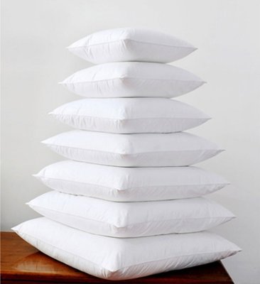 Rectangle Soft Polyester Fiber Cushion Inserts / Pillow Insert with Microfiber Filling Material supplier