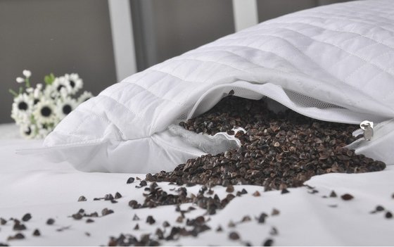 Cotton Buckwheat Pillow Health Care and Neck Protection Functional Pillow Anti-apnea supplier