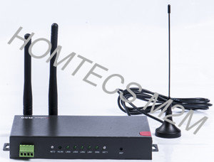 M2M Wireless 4-Port Ethernet WCDMA-EVDO dual module dual sim Router with RS232, Wi-Fi