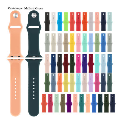 Silicone Rubber Band For I Watch Series 6/5/4/3/2/1 Rubber Band 42mm Strap 38mm Silicone Strap Sports Watch Strap For Apple Watch