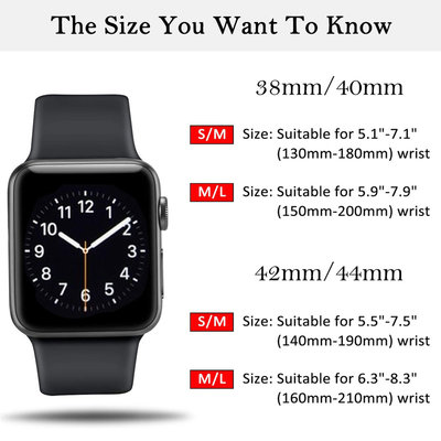 Silicone Rubber Band For I Watch Series 6/5/4/3/2/1 Rubber Band 42mm Strap 38mm Silicone Strap Sports Watch Strap For Apple Watch