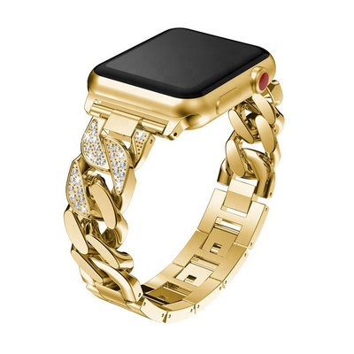 Luxury Watch 6 Diamond Bracelet Watch Band For Apple Hot Selling Stainless Steel Metal Strap Chain Bracelet 5 4 3 2 1 Se