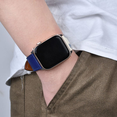 Customized Leather Leather Buckle High Quality Leather Band For Iwatch 40mm 44mm Sports Strap Tour Band For Apple Watch 42mm 38mm