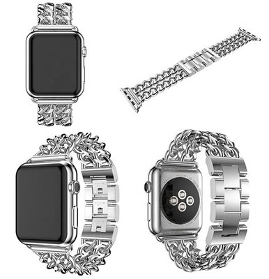 Fashion Stainless Steel Straps For Apple Watch Series 1 Band 2 3 4 5 For Iwatch Adjustable Strap Wrist Strap 38mm 40mm 42mm 44mm