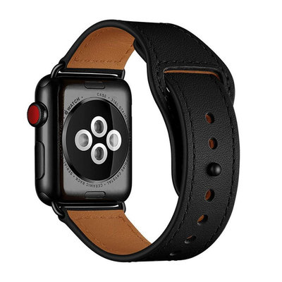 High Quality 44mm Genuine Leather Strap 38mm 40mm 42mm Replacement Band Leather For Apple Iwatch Series 5 4 3 2 1