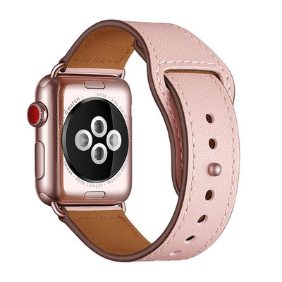 High Quality 44mm Genuine Leather Strap 38mm 40mm 42mm Replacement Band Leather For Apple Iwatch Series 5 4 3 2 1