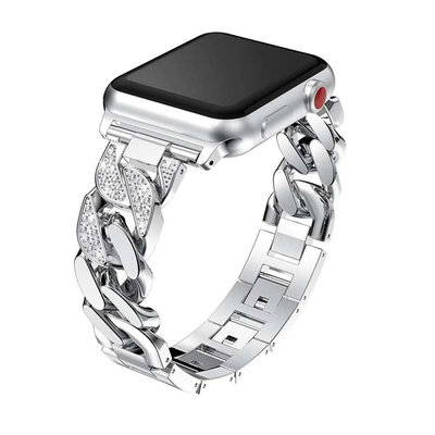 Factory Direct Sales Luxury Stainless Steel With Diamond High Quality Watch Bands For Apple Watch Series 6 5 4 3 2 1 38mm 42mm