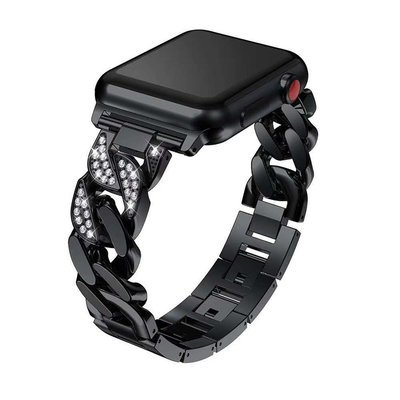 Factory Direct Sales Luxury Stainless Steel With Diamond High Quality Watch Bands For Apple Watch Series 6 5 4 3 2 1 38mm 42mm