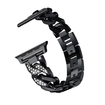 Factory Direct Sales Luxury Stainless Steel With Diamond High Quality Watch Bands For Apple Watch Series 6 5 4 3 2 1 38mm 42mm