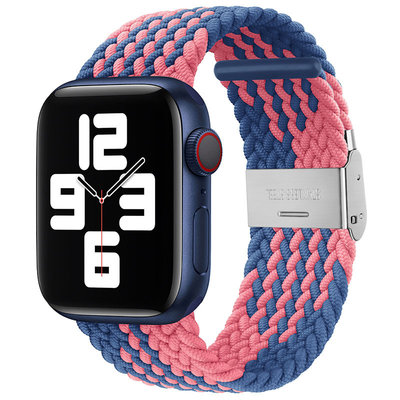 Fabric The New NATO Weave Nylon Striped Watchband For Apple Watch Bands Strap Wristbands 44mm Nylon Strap Recovery Nylon Strap