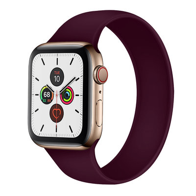Silicone Rubber Band For Apple Watch 38mm 42mm Sports Strap Rubber Watch Strap For Iwatch 44mm 40mm For Apple Watch Series 6 Se 5 4 3