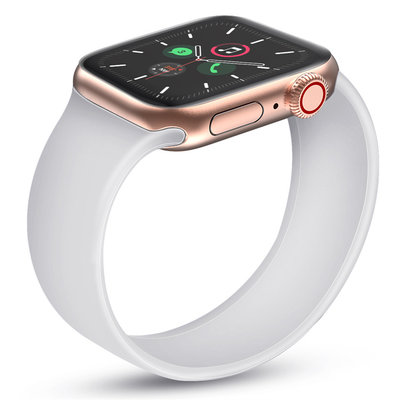 Silicone Rubber Band For Apple Watch 38mm 42mm Sports Strap Rubber Watch Strap For Iwatch 44mm 40mm For Apple Watch Series 6 Se 5 4 3