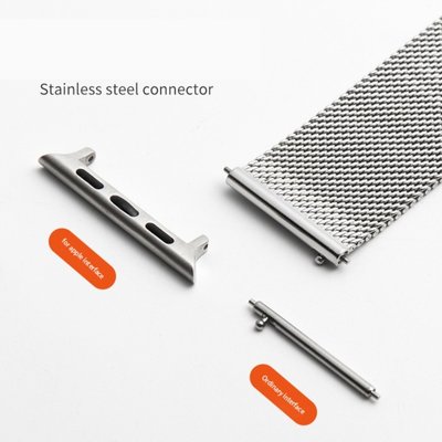 Custom Made Stainless Steel Men Fashion Luxury Stainless Steel Smart Watch 38 40 42 44mm Watches For Strap Se 1 2 3 4 5 6 Series For Apple