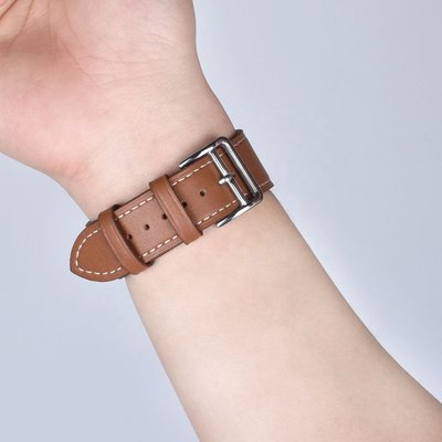 High Quality Leather Watch Band Leather Amazon Hit Watch Band 20/22/24mm Horween Leather Strap For Smart Watch