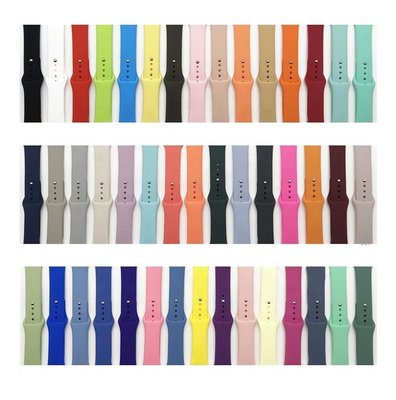 Comfortable 38mm 40mm 42mm 44mm Customized Soft Printed Sport Silicone Watch Strap Rubber Bands For Apple Iwatch Se 6 5 7 4