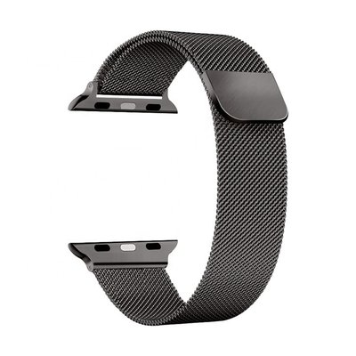 Luxury Magnetic Milanese Loop Mesh Watch Strap For Iwatch Stainless Steel 44mm 42mm 40mm 38mm For Apple Smart Watch Metal Band