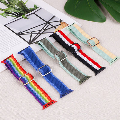 Patent Fashionable Private Classic Strap Replacement Watch Band Nylon Strap For Apple Watch Band 7 Se 6 5 4 3 Series For Apple Watch Band Strap 44 45mm