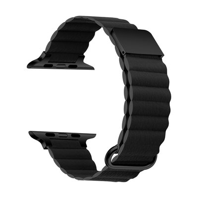 Best Fashionable Luxury Durable Luxury Genuine Leather Smart Watch Strap Watch Buckle Watch New Arrival Magnet Bands Chains For Apple Watch Iwatch 38 40 42 44 mm