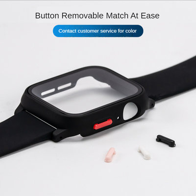 Fashionable Watchband 2 in 1 New Sport Watch Band Strap 40mm Correa Silicone Watch Bands Protector Case For Apple Watch All Series
