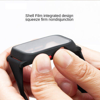 Fashionable Watchband 2 in 1 New Sport Watch Band Strap 40mm Correa Silicone Watch Bands Protector Case For Apple Watch All Series