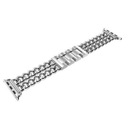 Luxury Stainless Steel Watch Band Stainless Steel Metal Strap For Apple iWatch Replacement Watch Band 40mm 44mm 45mm