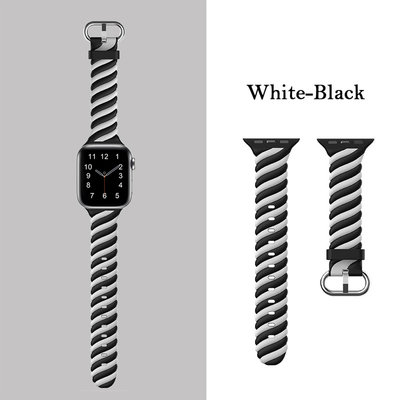 Wholesale Fashionable Factory Watch Strap Rainbow Smart Watch Bands Strap Silicone Strap Belt Watch Bands For Apple Iwatch 65431