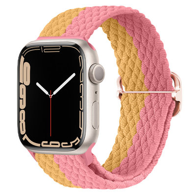 2021 Watch Band Free Sample Fashionable Watch Strap Braided Solo Loop Strap Nylon Elastic For Apple Watch Band Strap Bracelet For Iwatch Series 6 Se 5