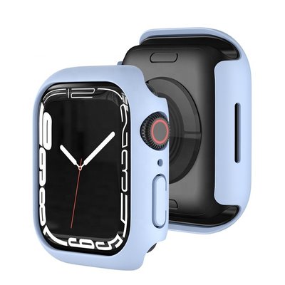 Protective PC 41mm Case 45mm For Apple Watch SE Cover Series 7 Hard PC Shell For Iwatch Frame Bumper