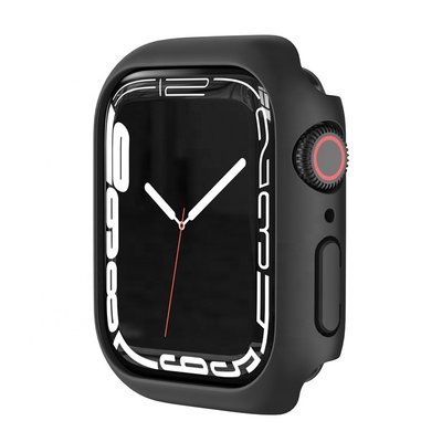 Protective PC 41mm Case 45mm For Apple Watch SE Cover Series 7 Hard PC Shell For Iwatch Frame Bumper