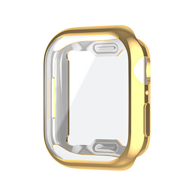 Soft TPU Watch Accessories 41mm Clear Clear Cover 45mm Full TPU Watch Protective Soft Watch Case For Apple 7 Se 6 5 iWatch 4 3 2 1