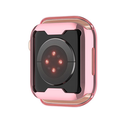 Soft TPU Watch Accessories 41mm Clear Clear Cover 45mm Full TPU Watch Protective Soft Watch Case For Apple 7 Se 6 5 iWatch 4 3 2 1