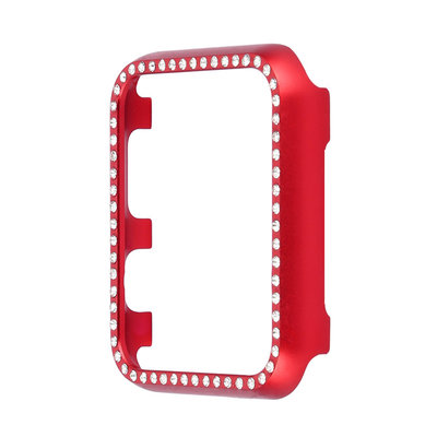 Fashion/Popular Factory Outlet Diamond Metal Protective Cover For Apple Watch 7 SE 6 5 4 3 2 Luxury Aluminum Frame Bumper Case For iWatch