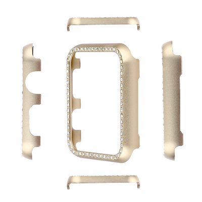 Fashion/Popular Factory Outlet Diamond Metal Protective Cover For Apple Watch 7 SE 6 5 4 3 2 Luxury Aluminum Frame Bumper Case For iWatch