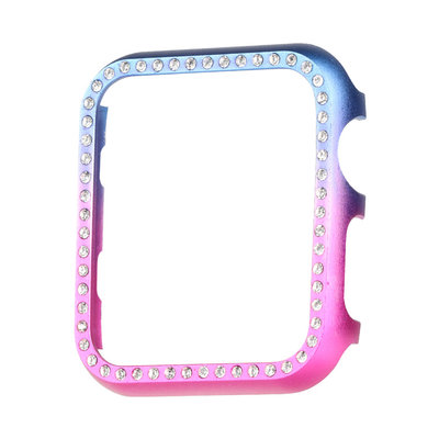 Fashion/Popular Factory Outlet Diamond Metal Protective Cover For Apple Watch 7 SE 6 5 4 3 2 Luxury Aluminum Frame Bumper Case For iWatch